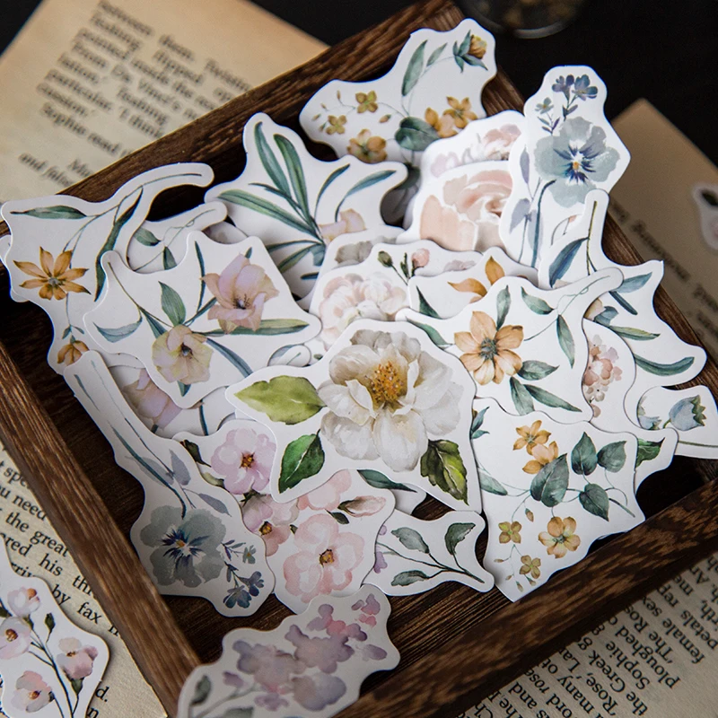 Paper Plant Aesthetic Stickers 30 pcs Vinyl Sticker Pack Label and Tags ...