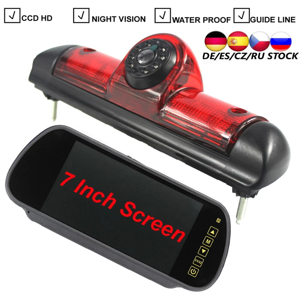 Ccd Car Brake Light Reverse Camera For Citroen Jumper Iii Fiat Ducato ...