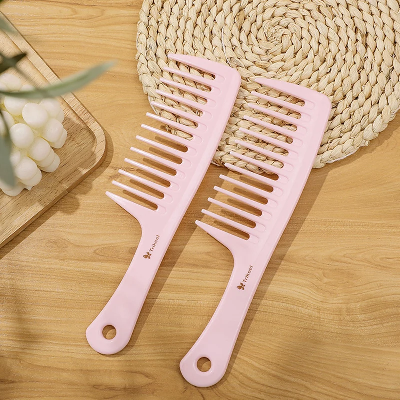 Pink Wide Tooth Hair Comb - Life Changing Products