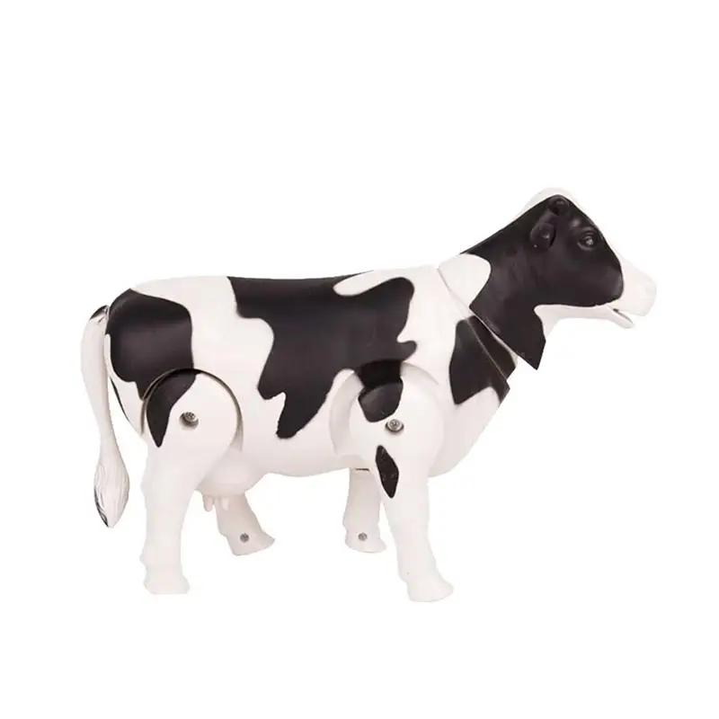 Electronic Cow Toy Simulation Milk Cow Figure Model Creative Toy For ...