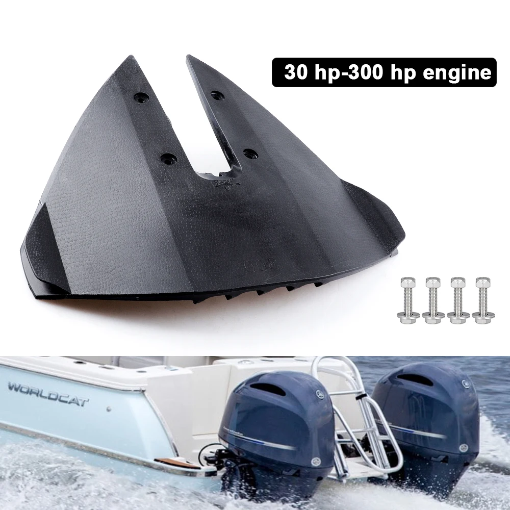 1 Pcs Boat Hydrofoil Stabilizer For Outboards & Stern Drives 30-300 HP ...