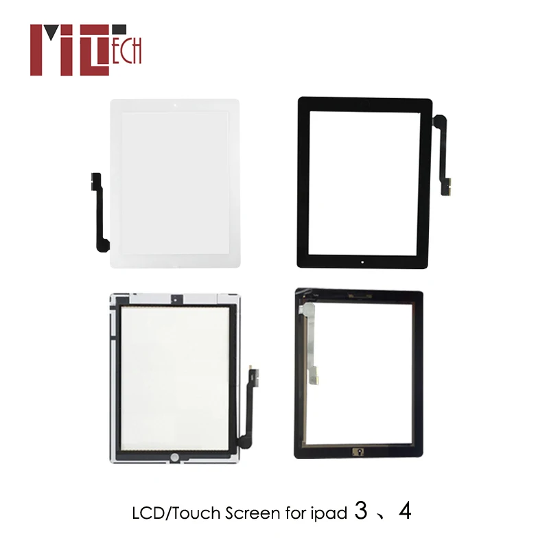 /OEM сенсорный экран для iPad 3 4 A1403 A1416 A1430 A1458 A1459 A1460 Передняя стеклянная панель ...