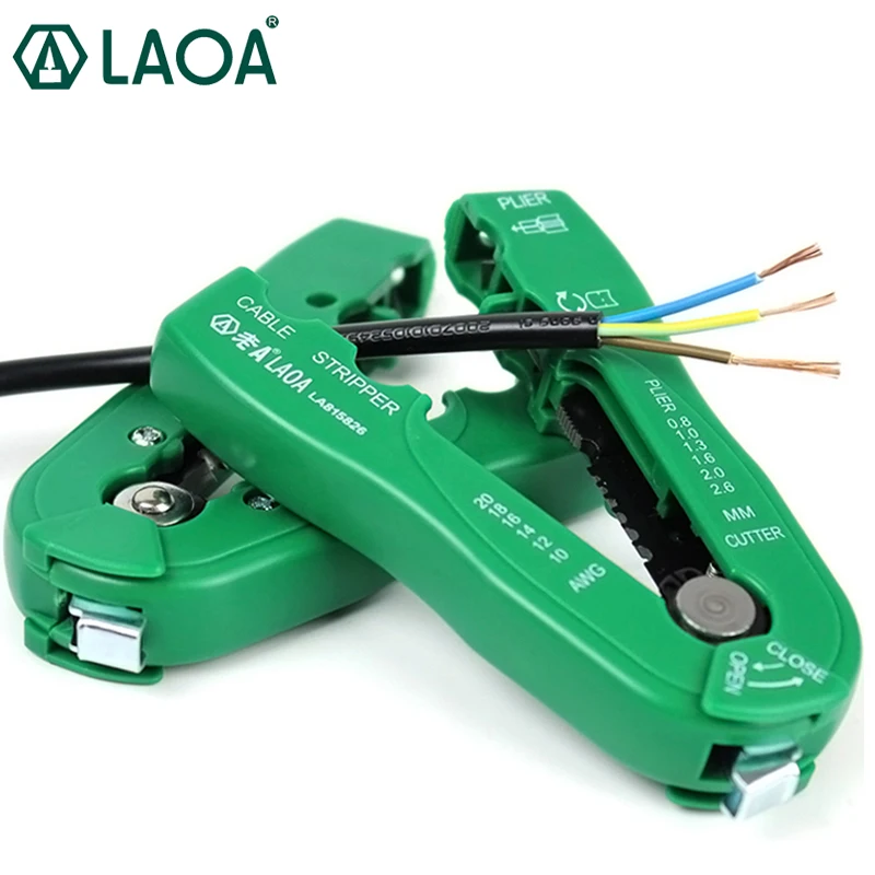 LAOA Multi-functional Wire Stripper Portable Handheld Stripping Pliers ...
