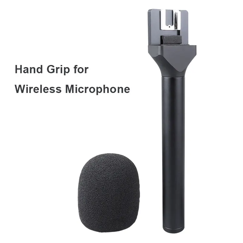 Wireless-Microphone-holder-interview-Handheld-transmitter-cold-shoe ...