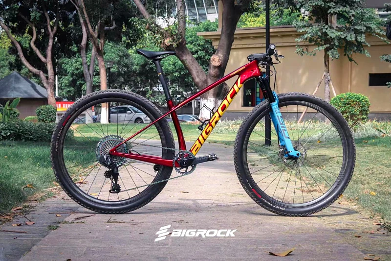 BIGROCK 27.5 inch boost148 carbon fiber color frame T1000 carbon fiber ...
