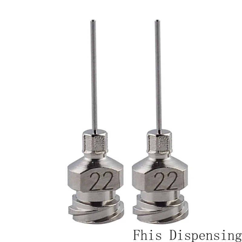 Double Thread Hub Luer Lock Dispensing Needle 1/2 Inch Cannula Blunt ...