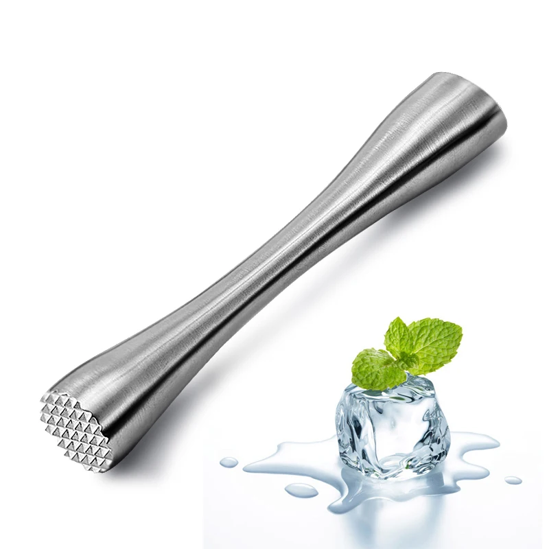 New Ice Cocktail Swizzle Stick Fruit Muddle Pestle Popsicle Sticks ...