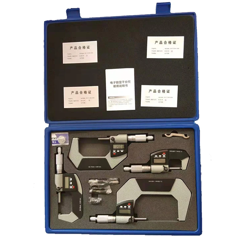 0-25mm-25-50mm-50-75mm-75-100mm-0-001-mm-Electronic-Outside-Micrometer ...