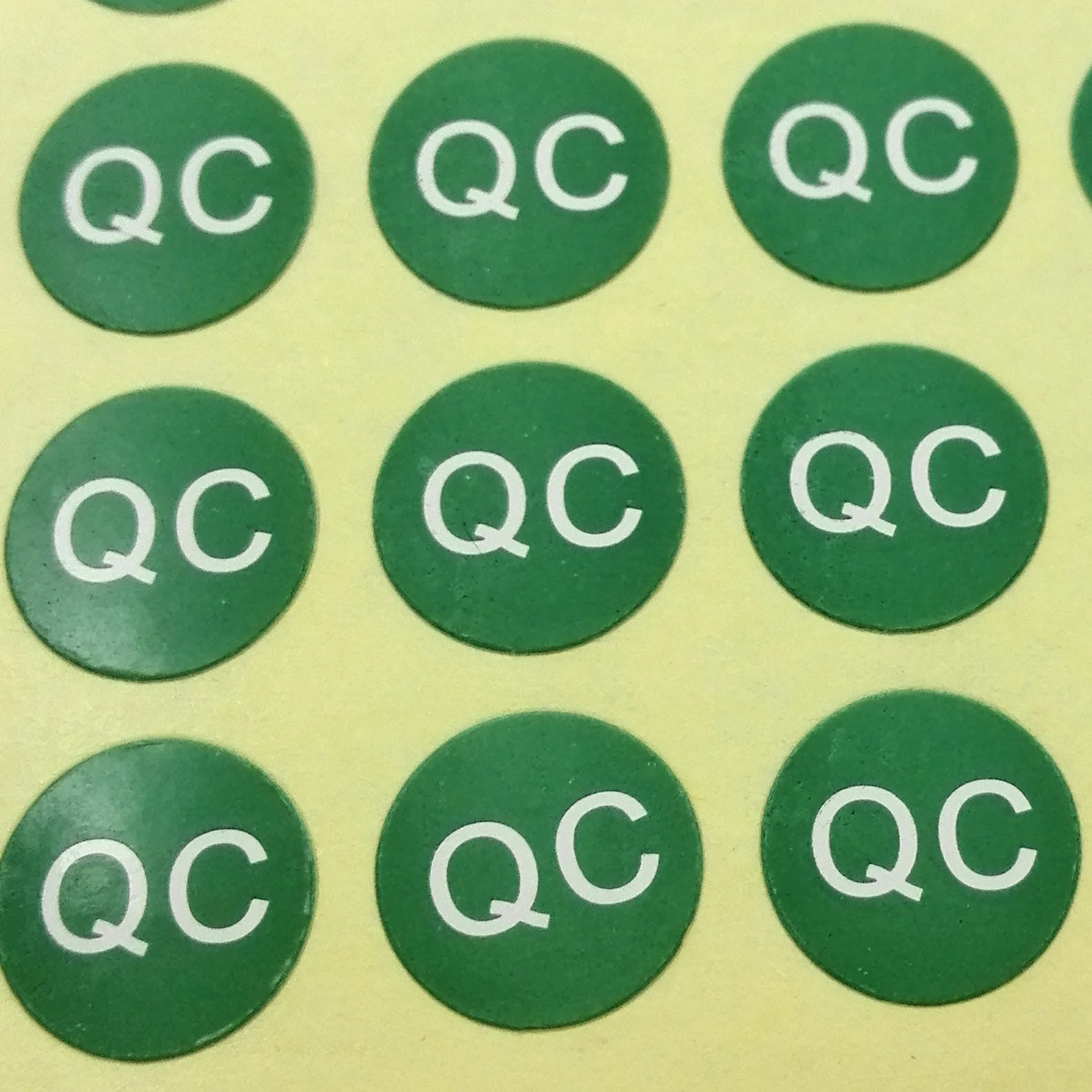 4000pcs-10mm-QC-Paper-Label-Sticker-for-Factory-Manufacture-Procedure ...