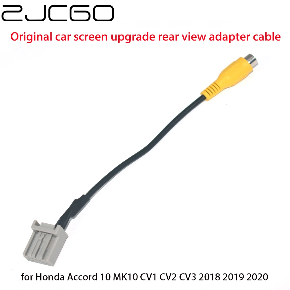 Car Rear View Backup Reverse Camera Adapter Rca Cable For Honda Accord ...