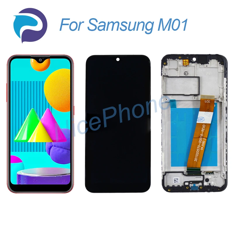 Pantalla LCD y digitalizador táctil para Samsung M01, reemplazo de ...