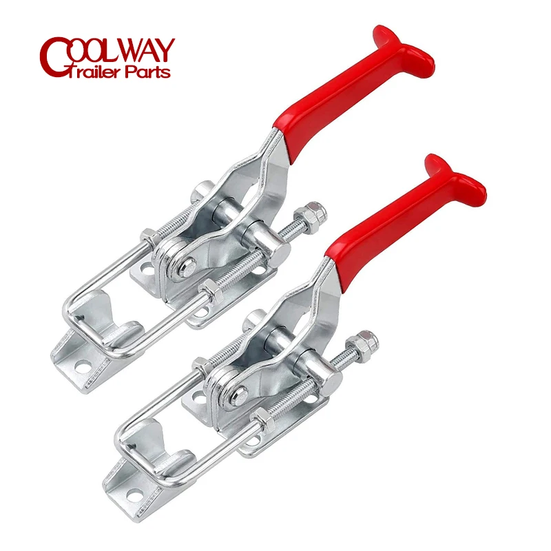 2PCS-Metal-Lever-Latch-Fastener-Adjustable-Quick-Release-Pull-Toggle ...