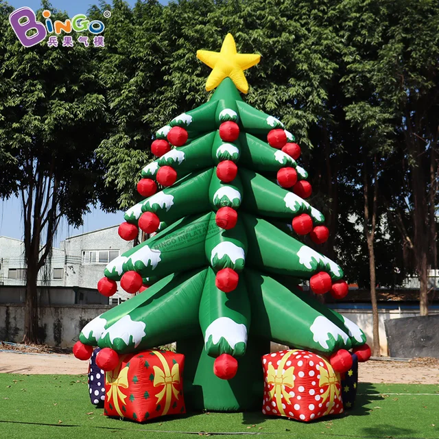 Giant Inflatable Christmas Tree Series Air-blown Xmas Trees Balloon for ...