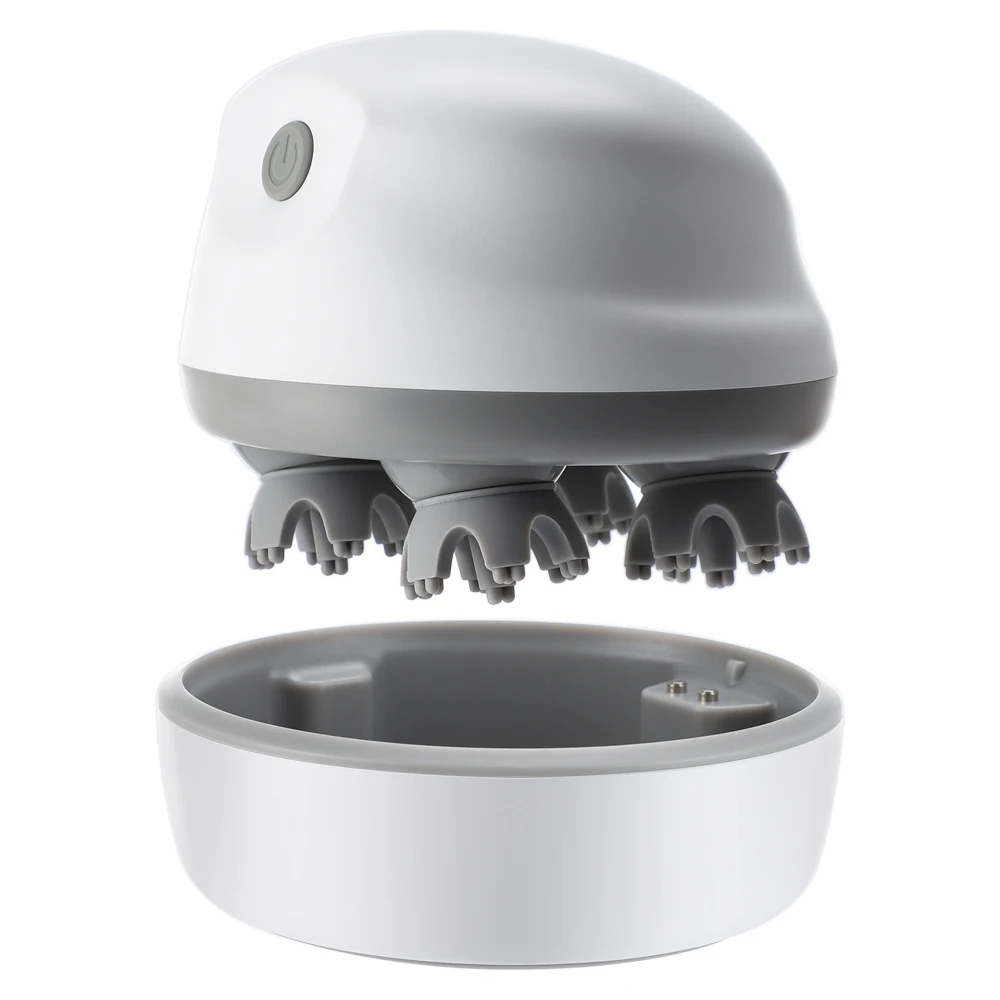 Electric Head Massager Kneading Massage 4 Modes Mini Bionic Scalp ...