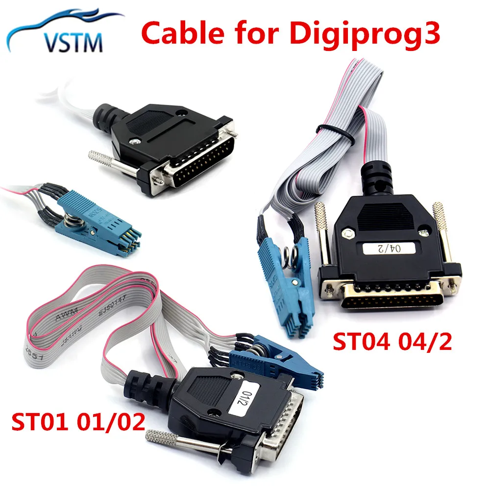 Newest Digiprog3 ST01 01/02 Cable For Digiprog III ST04 04/2 for ...