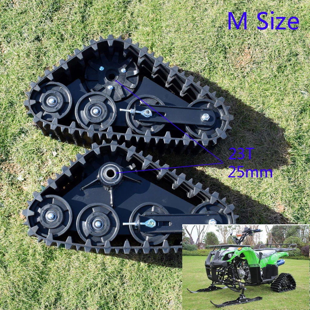 M Atv 4 Wheeler Buggy Snow Track Tracks Sand Snowmobile Track Assembly ...