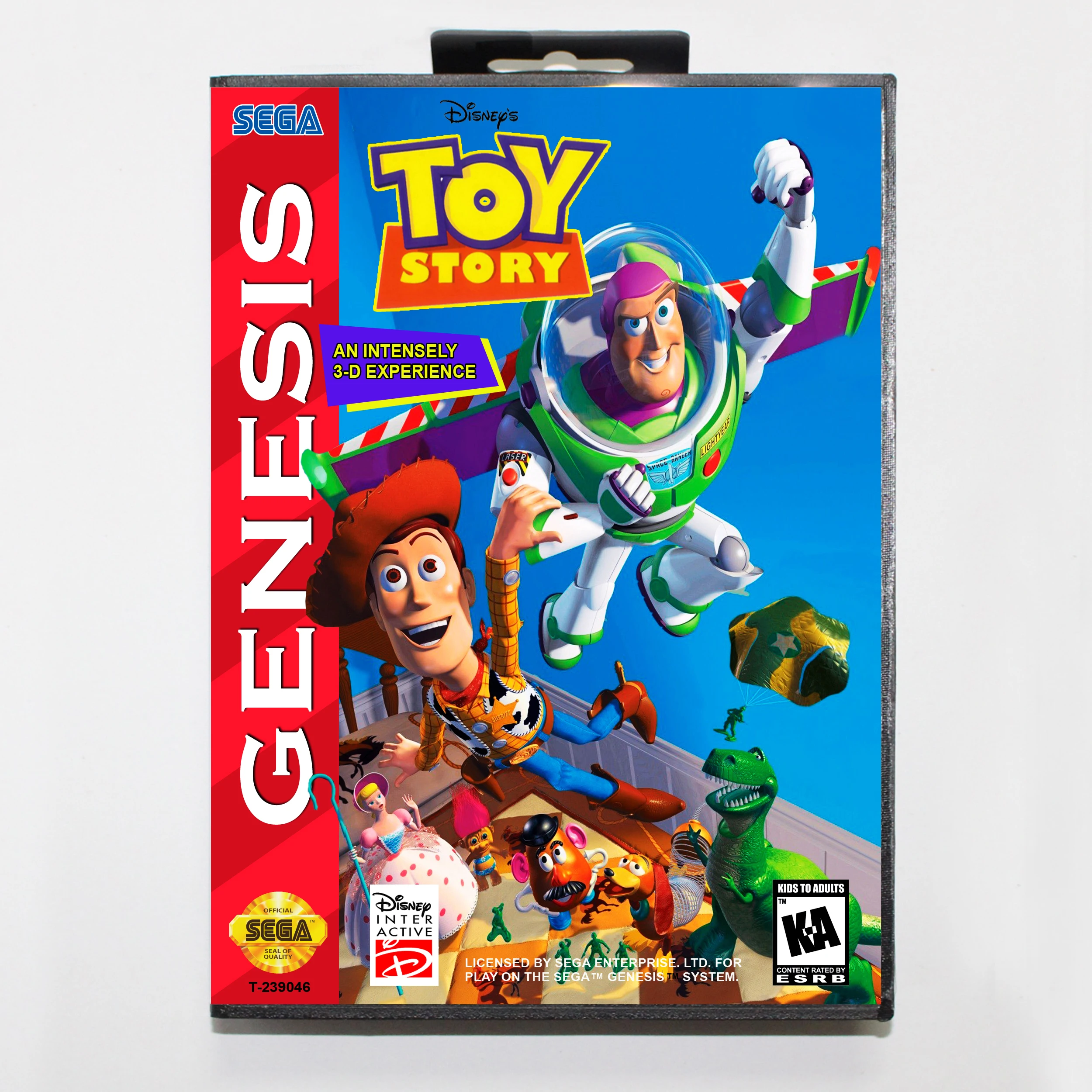 Toy Story tarjeta de juego MD de 16 bits para sistema Sega MegaDrive ...