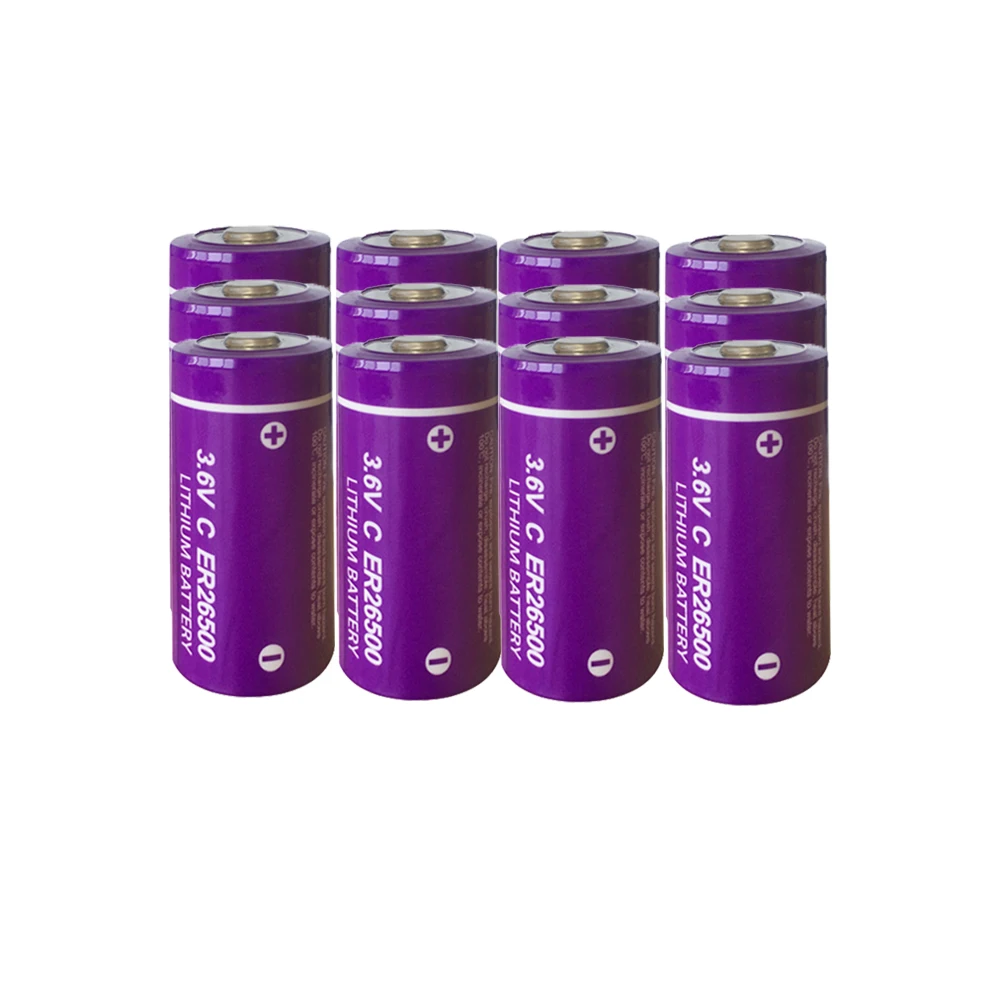 25Pcs ER26500 C er26500 3.6V 9000mAh Battery Lithium Li SOCl2 ER 26500 ...