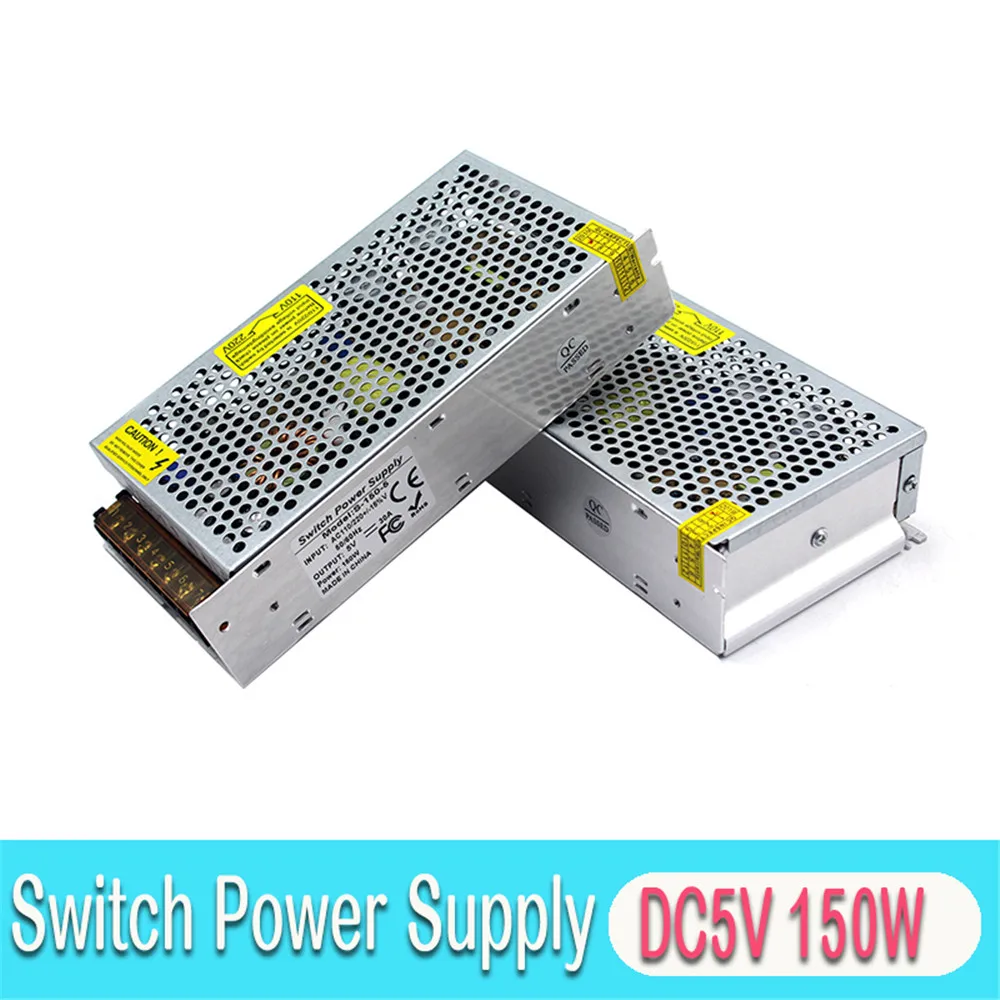 Single Output 150W 30A DC5V Power Supply LED Driver Transformers 110V ...