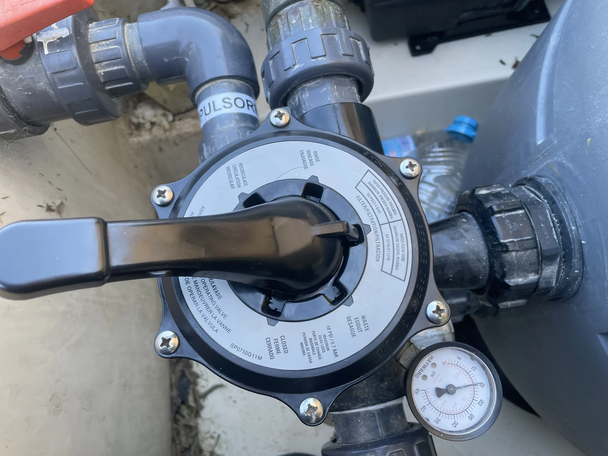 헤이워드 멀티포트 밸브용 키 커버 및 핸들 어셈블리 교체, SPX0710X32 , SP0710X32, SP0710X62 ...