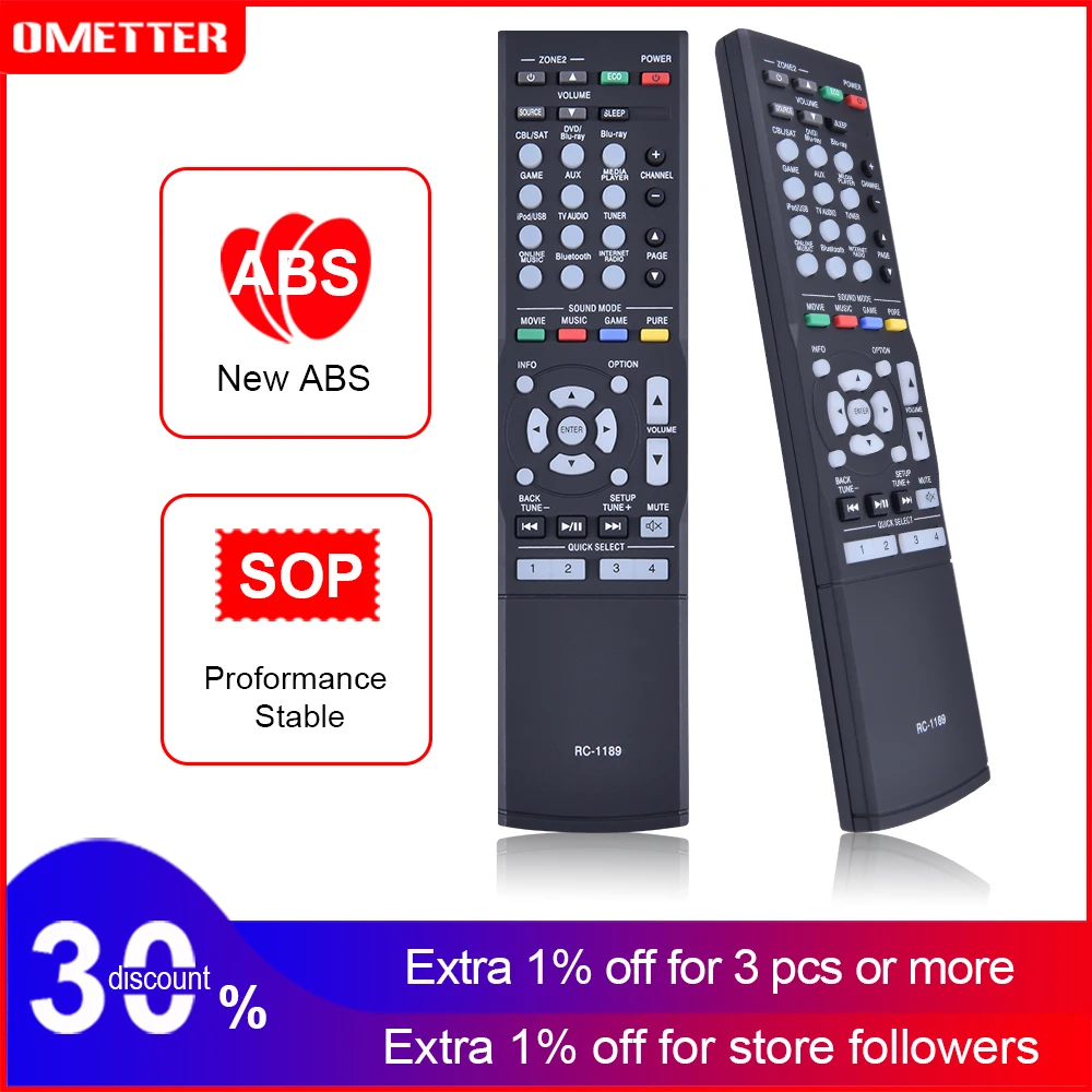 Replace Remote Control RC 1189 For Denon AV Receiver AVR S700W AVR S710W AVR S720W AVR X1100W ...