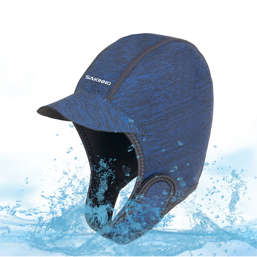 Swimming-Cap-2mm-Neoprene-Diving-Hat-Professional-Winter-Cold-Proof ...