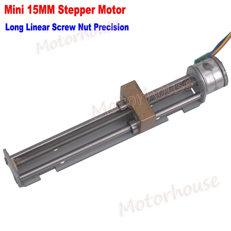 90mm Long Lead Linear Screw Nut Slider Stepper Motor DC 5V 2 phase 4 ...