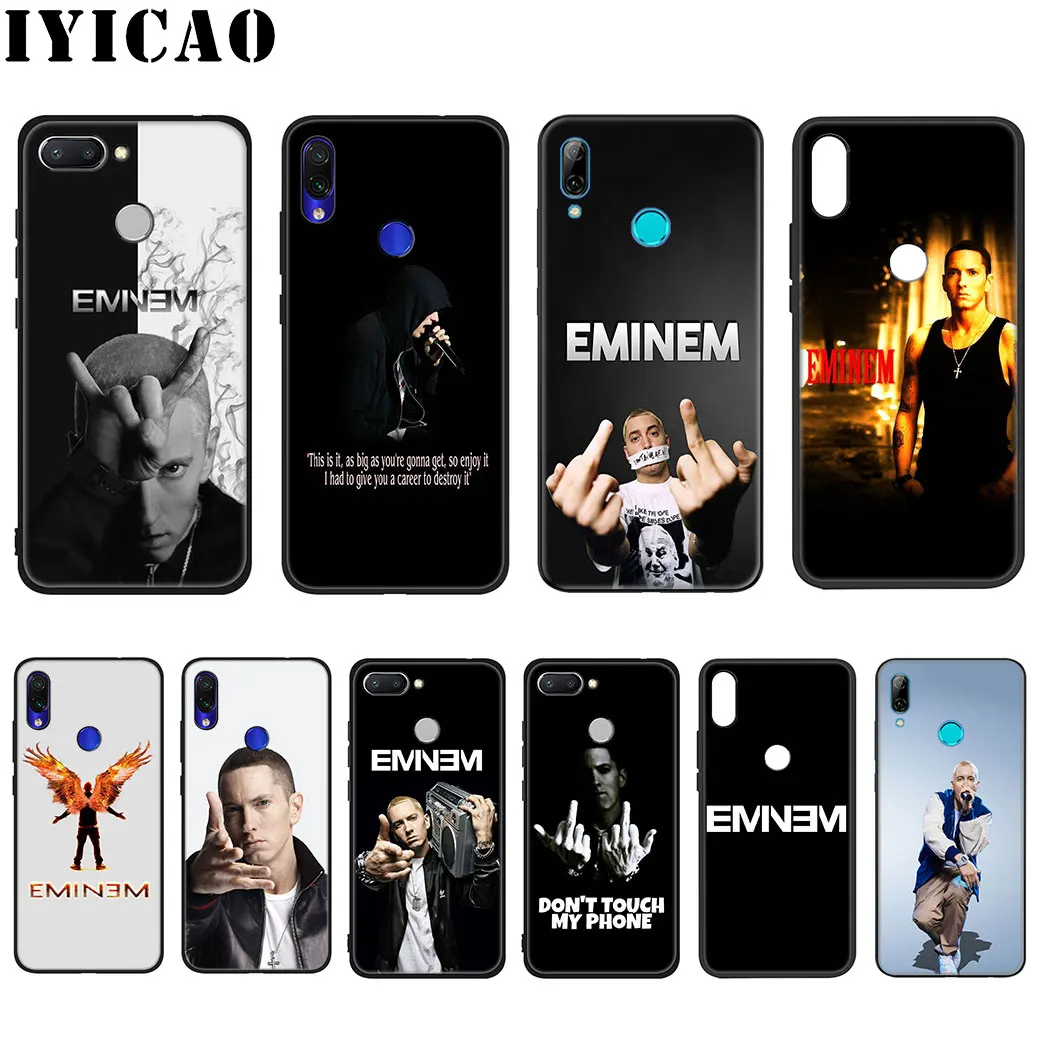 IYICAO Rapper Eminem Soft Silicone Case for Xiaomi Redmi Note 4X 5 6 7 ...