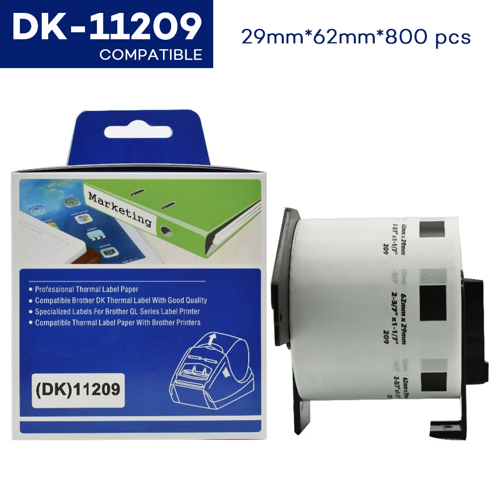 Yance DK 1209 DK 11209 Compatible Brother thermal printer DK 1209 ...