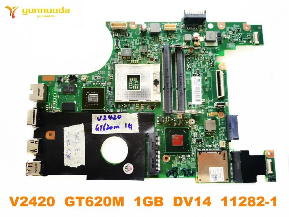 Original For Dell V2420 Laptop Motherboard V2420 Gt620m 1gb Dv14 11282 ...