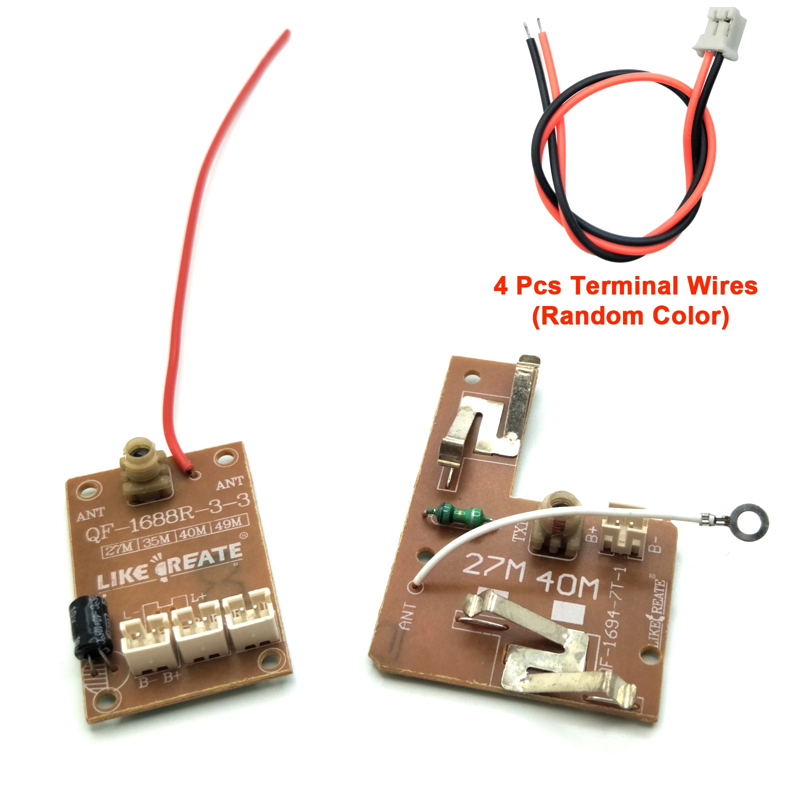 4CH RC Remote Control 27MHz Circuit PCB Transmitter and Receiver Board ...