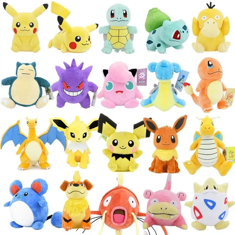 Juguete de peluche Gen Cha Slo Me Pon Pip Lap Gro Key Psy Vul Meo, 5 ...