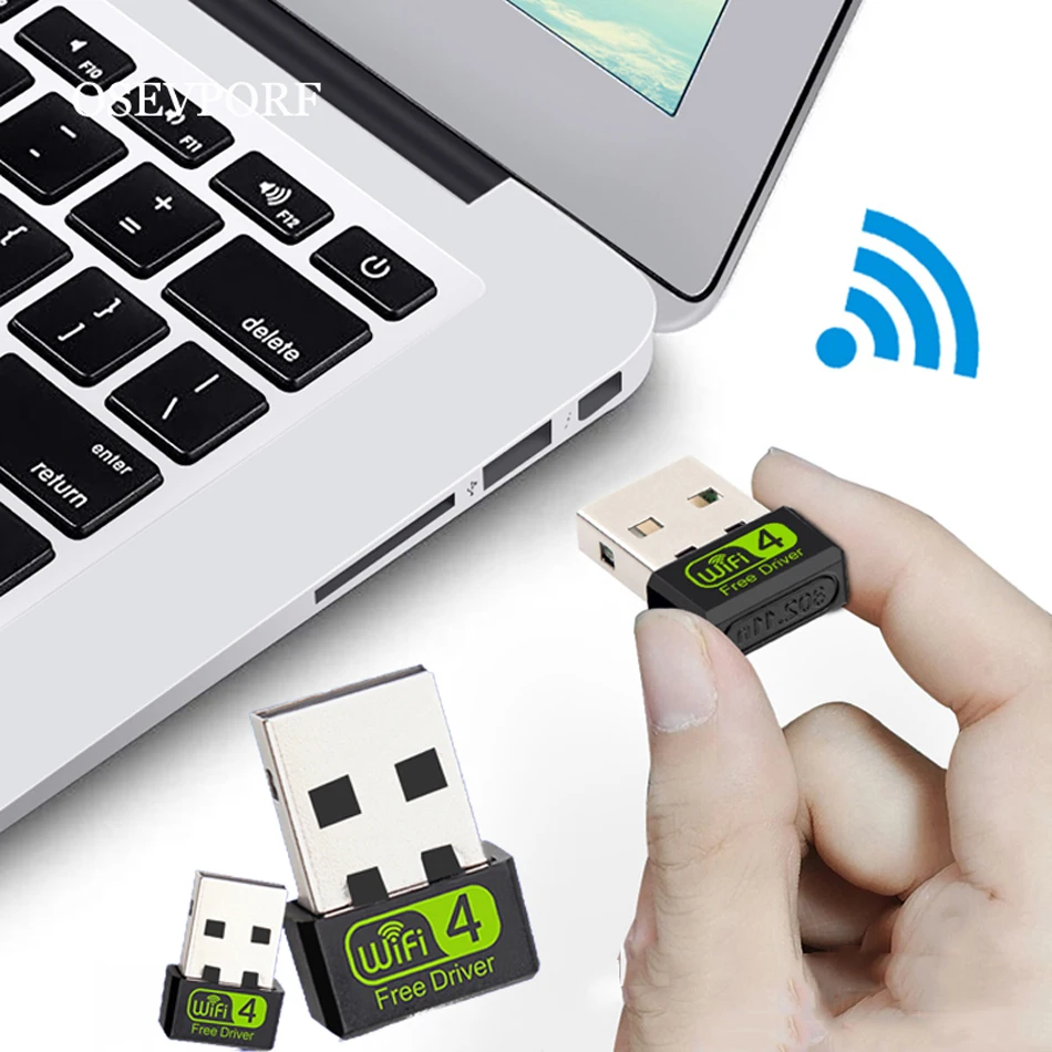 Generic OSEVPORF Mini USB WiFi Adapter 150Mbps Wi-Fi Adapter For PC USB ...