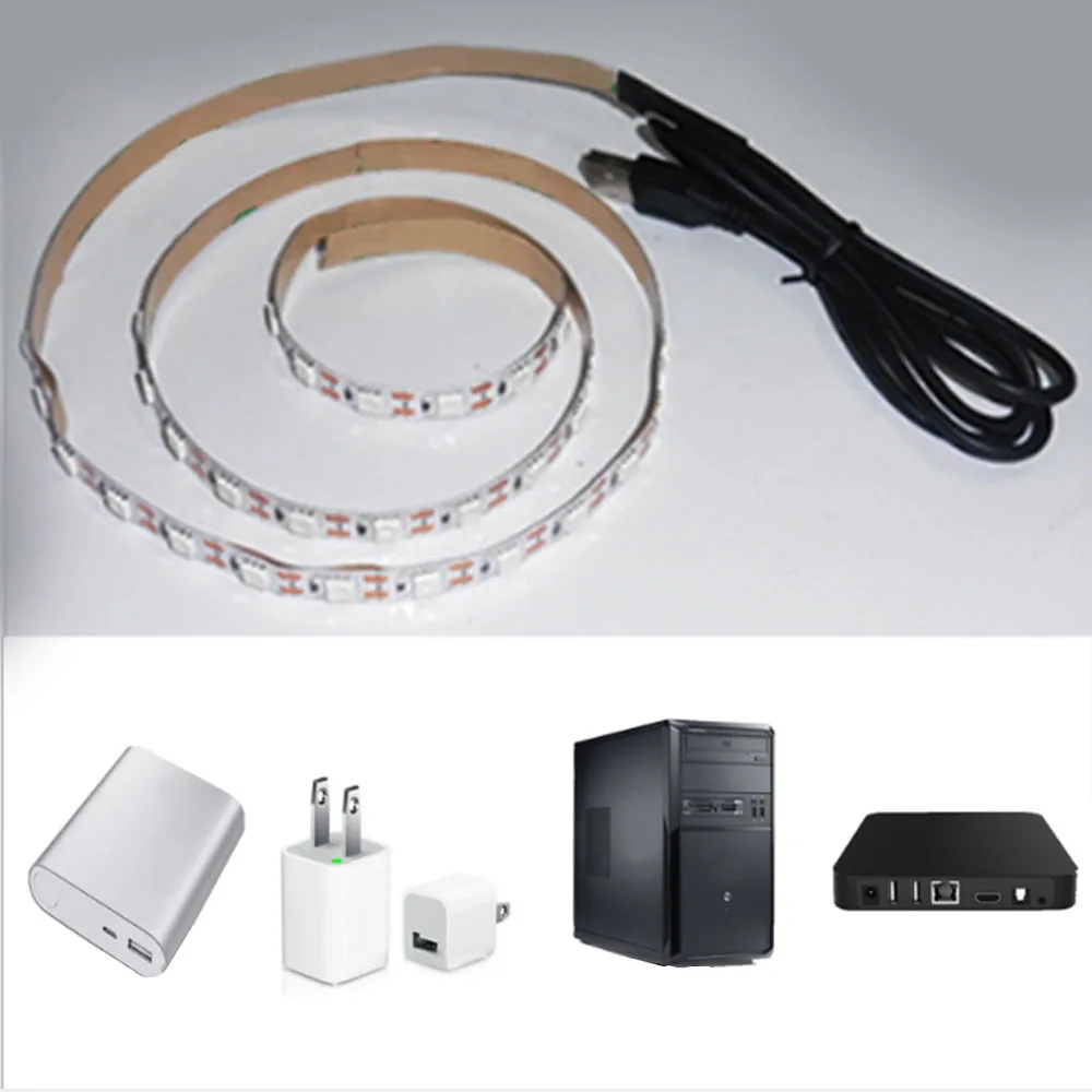 5V UV LED Strip light UVC Germicidal Disinfection Light Bar ...