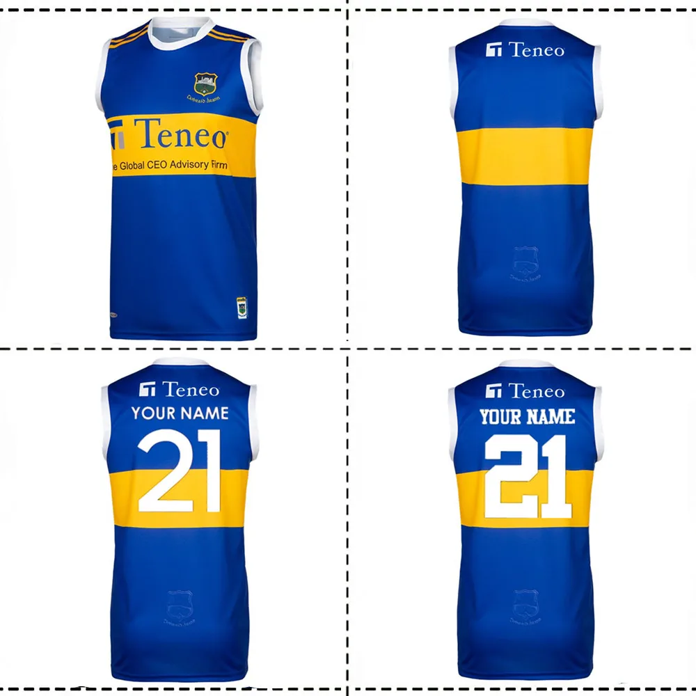 2021 Tipperary GAA Vest Home Jersey 2021/22 IRELAND TIPPERARY SINGLET ...