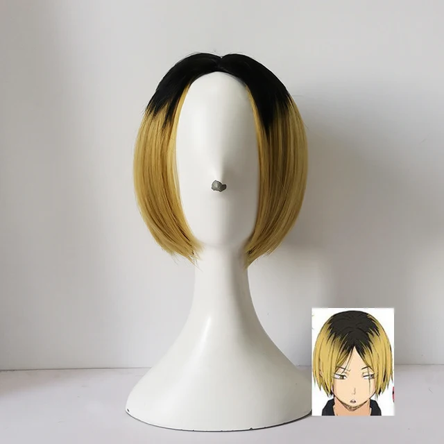 Anime Haikyuu!! Female Nekoma Kenma Kozume Cosplay Wig 40cm, 52% OFF