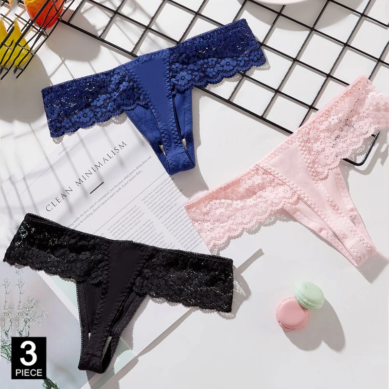 Culotte Sexy En Dentelle Pour Femmes String En Coton T Back Culotte