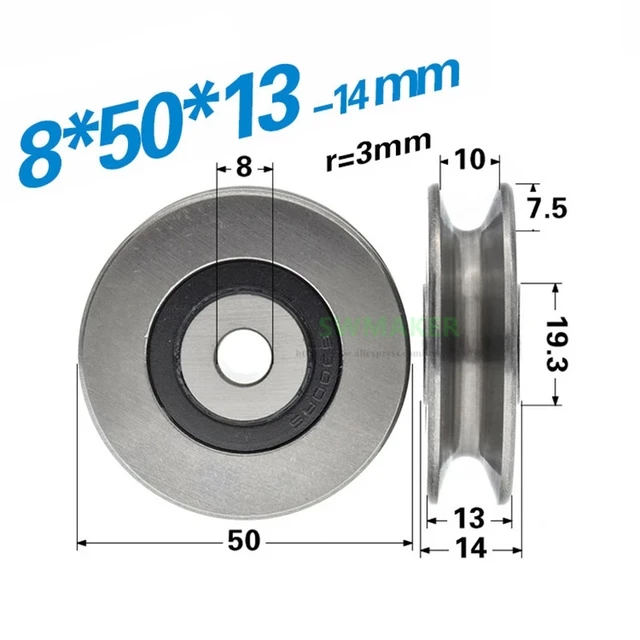 Rope Pulleys With Bearings