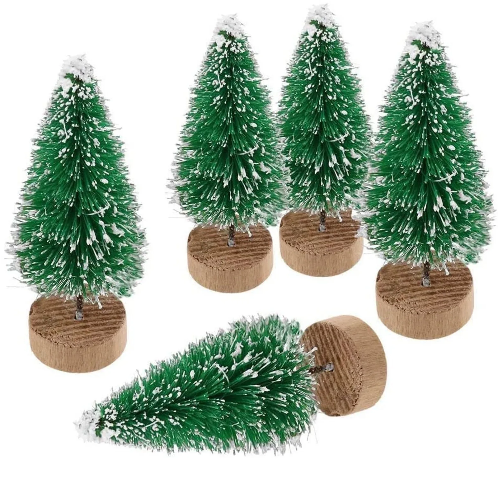 10-Pcs-4-5cm-Decorated-Christmas-Tree-Fake-Pine-Tree-Mini-Artificial ...