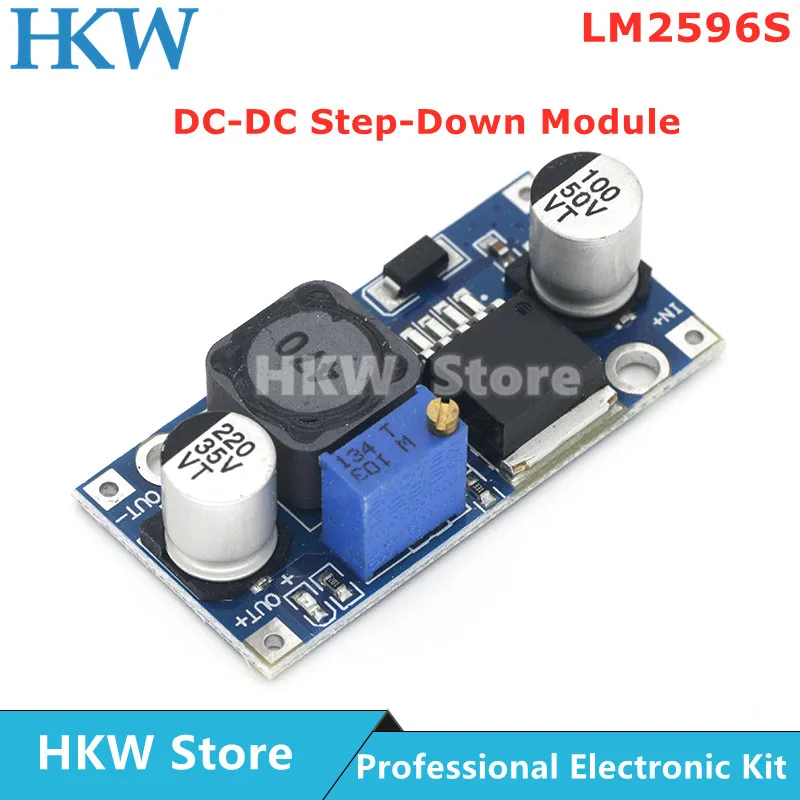 LM2596s DC-DC step-down Power Supply Module 3A Adjustable Step-Down Module LM2596 Voltage ...
