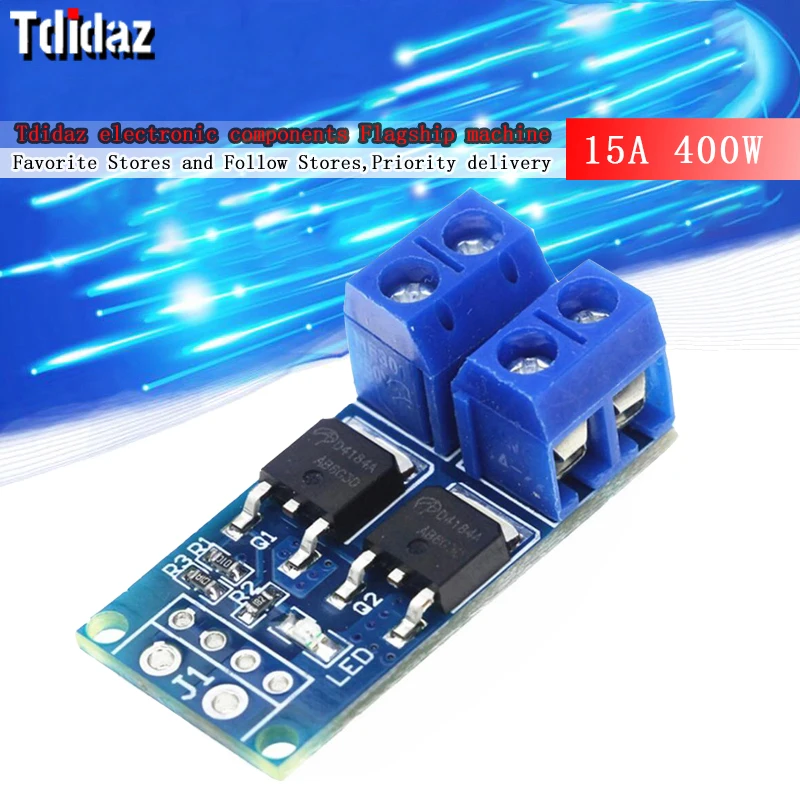 15A-400W-MOS-FET-interruptor-M-dulo-regulador-DC-5V-36V-PWM-regulador ...