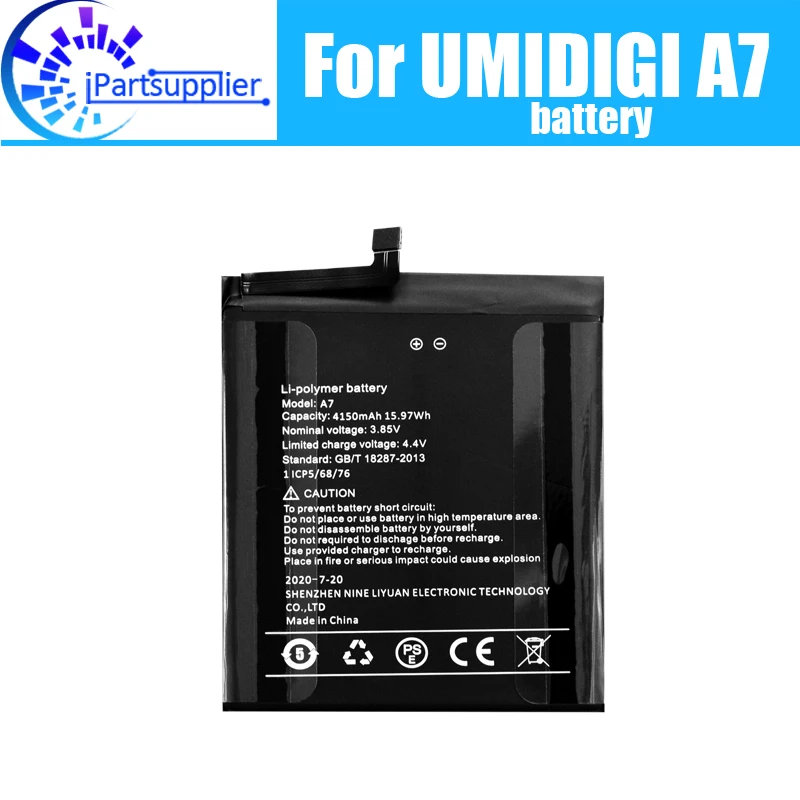 Umidigi A7 Battery Replacement 100% Original New High Quality High ...