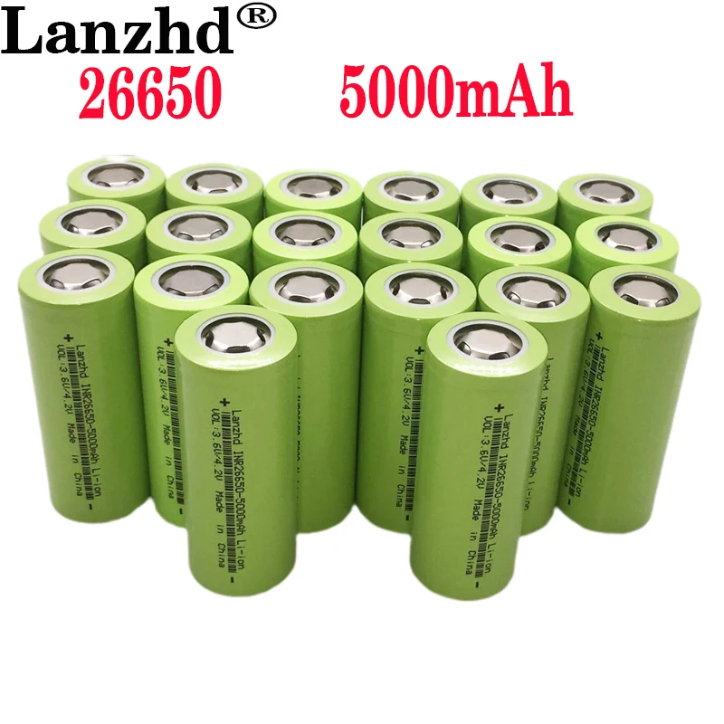 5-20PCS-26650-li-batteries-25A-3-7V-26650-lithium-battery-3-7V-5000mAh ...