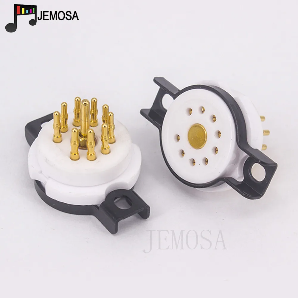 9Pin-Tube-Socket-EIZZ-Ceramic-For-12AU7-ECC82-ECC83-EL84-12AX7-7199 ...