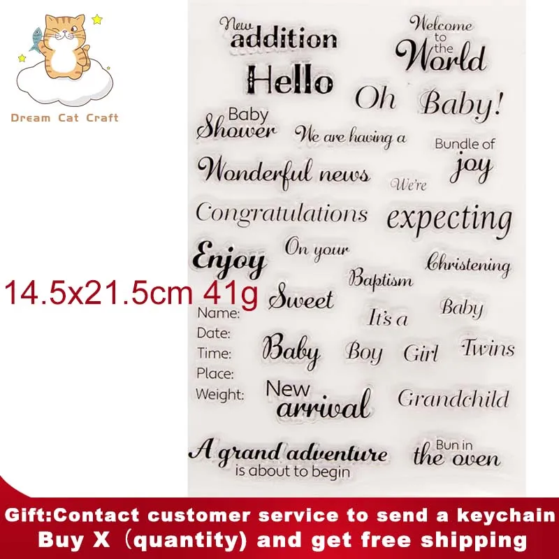 Self Introduction Letter Stamps Diy Scrapbooking Card Album Paper Craft ...