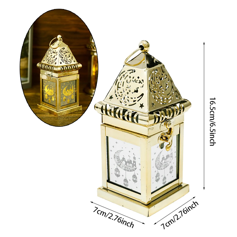 Eid Palace Decorative Lanterns Metal Moroccan Style Candle Holder With ...