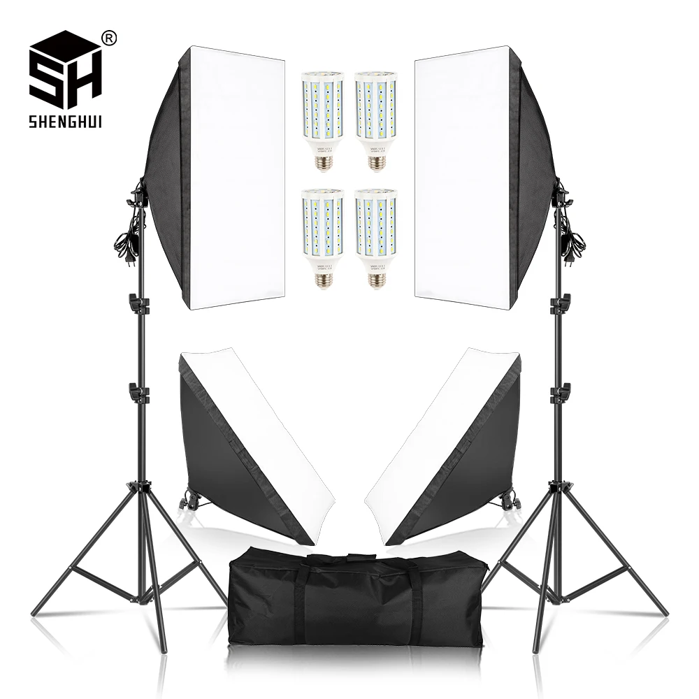 Photography-Studio-Softbox-Lighting-Kit-Arm-for-Video-YouTube ...