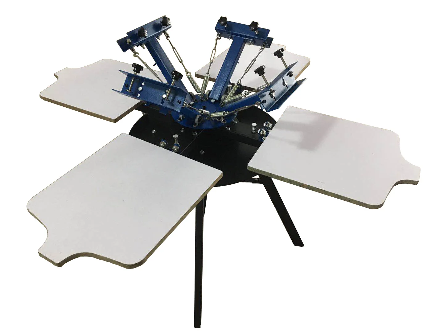 4-Color-4-Station-Silk-Screen-Printer-with-stand-Kit-Press-Equipment ...