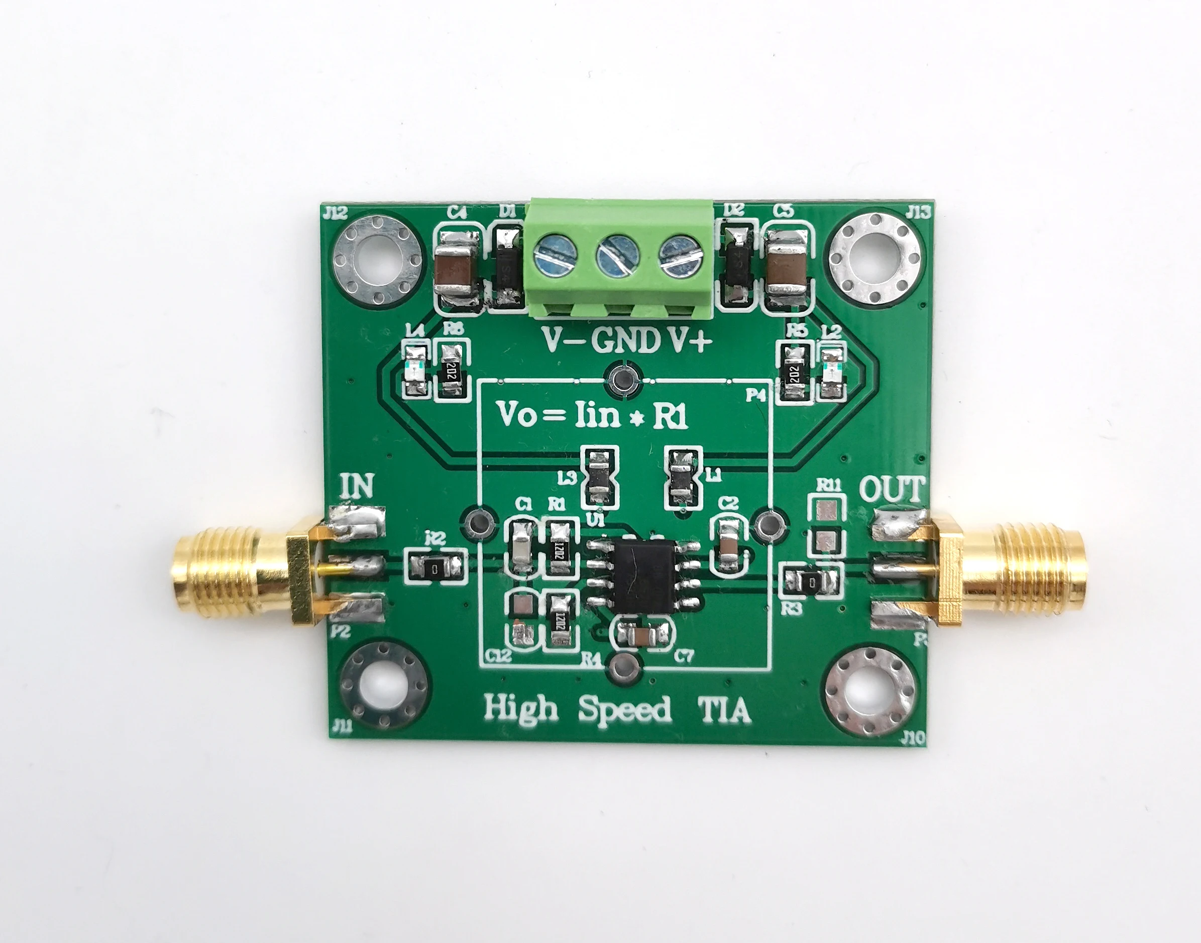 Photodiode transimpedance amplifier modules