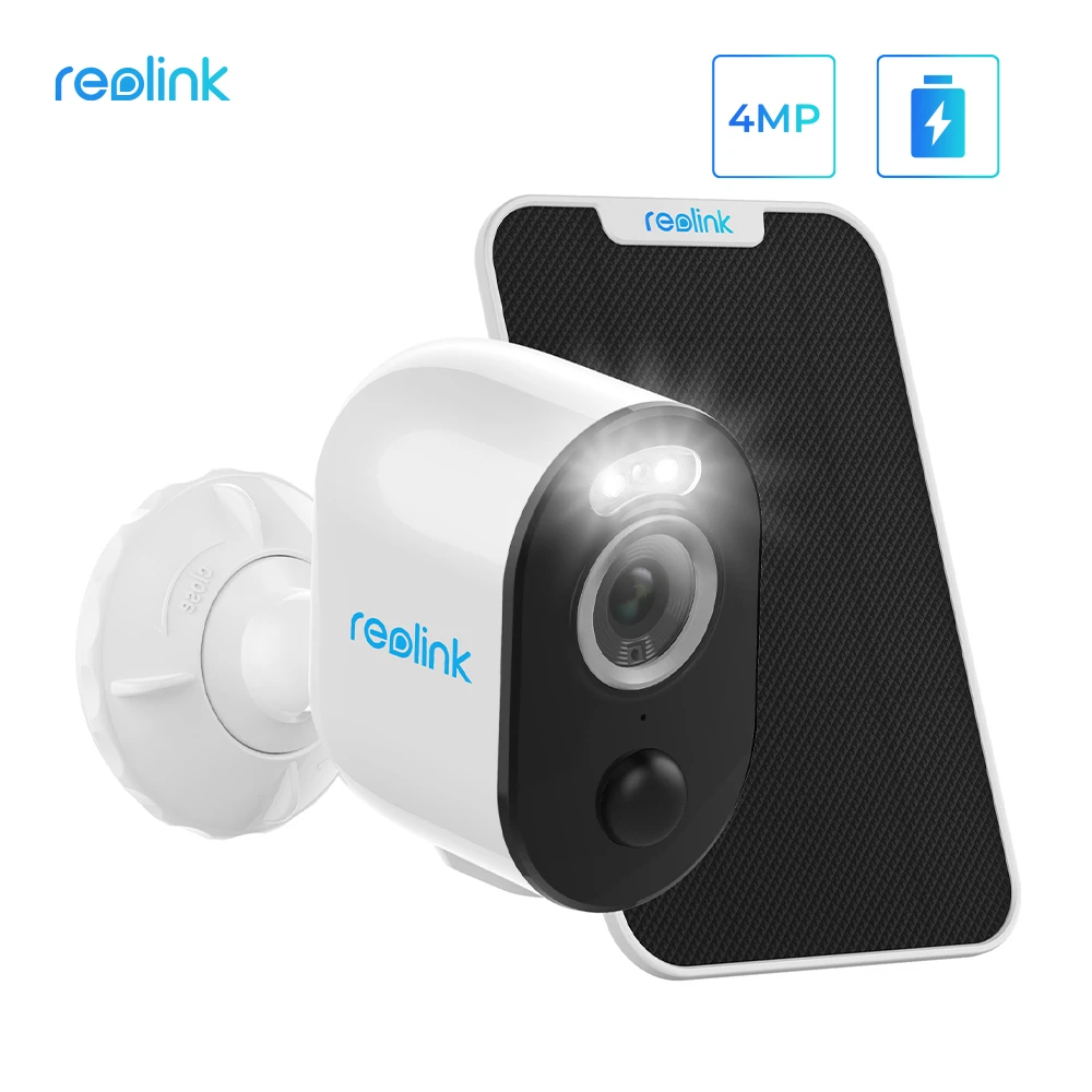 Reolink Argus 3 Pro With Solar Panel 4mp Camera Human/car Detection 2 ...